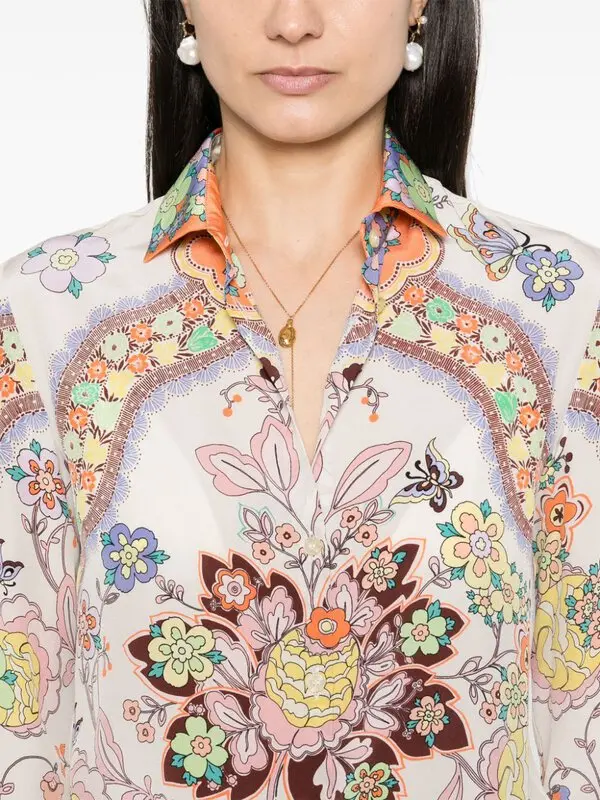 Etro Floral-print Shirt