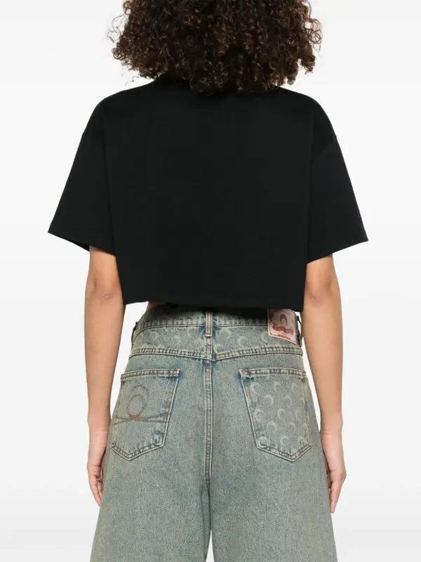 Amiri Arts District Cropped T-shirt - Black