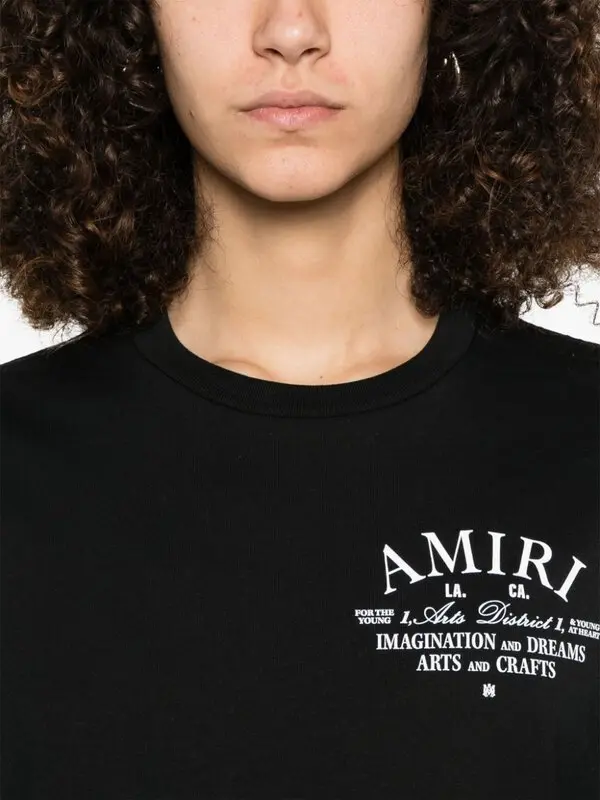 Amiri Arts District Cropped T-shirt - Black