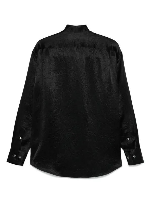 Filippa K Crinkle Shirt - Black