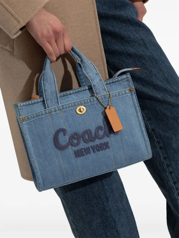 COACH Cargo 26 Denim Tote