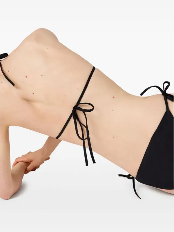 Miu Miu Classic Bikini Bottom - Black