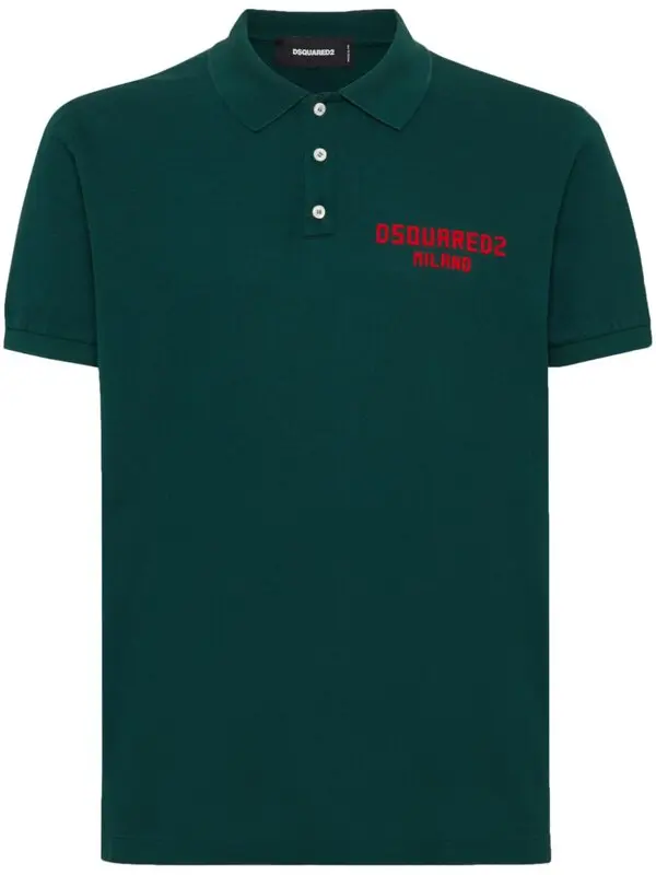 Dsquared2 Logo-print Polo Shirt - Green