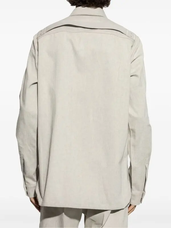 Rick Owens Flap-pocket Shirt Jacket - Neutrals