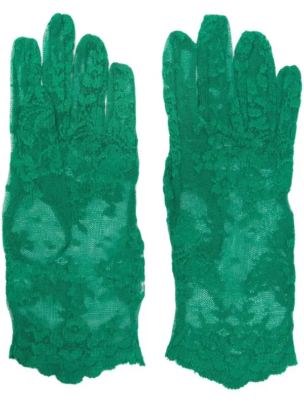 IOANA CIOLACU Brody Gloves - Green
