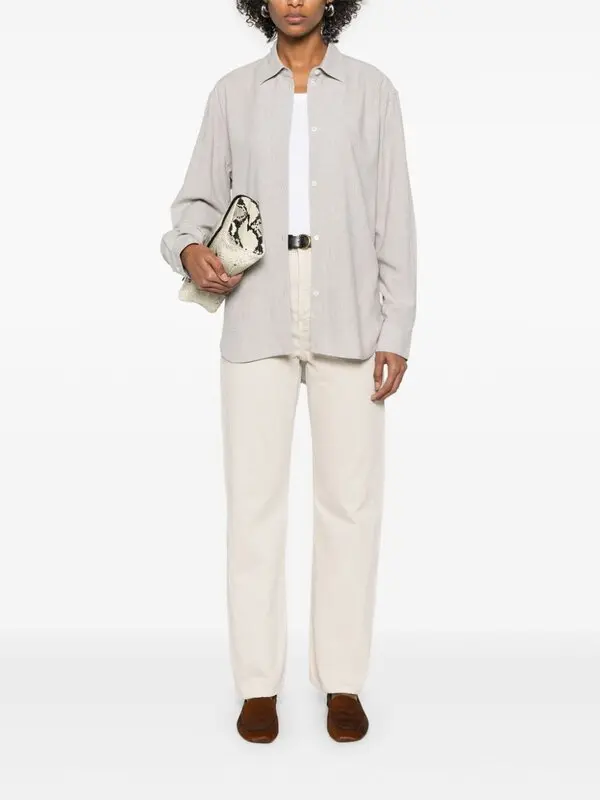 TOTEME Mélange-effect Shirt - Grey
