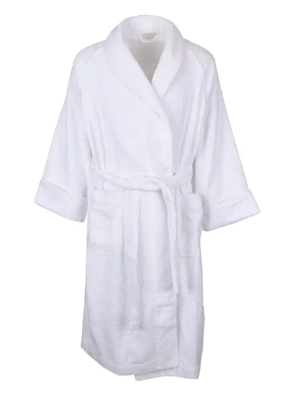 Frette Cotton Bath Robe - White