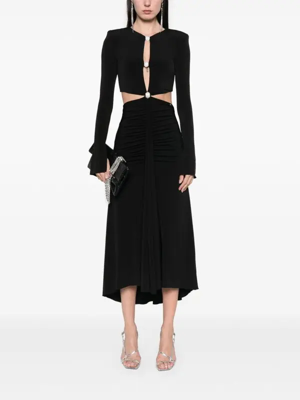 NISSA Open-back Midi Dress