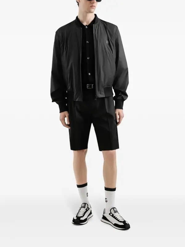 Dolce & Gabbana Logo-plaque Shirt - Black