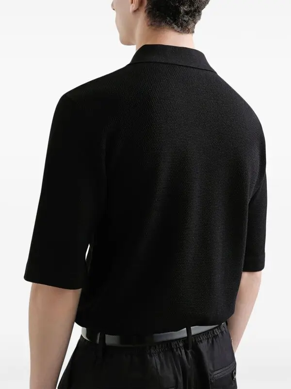 Dolce & Gabbana Logo-plaque Shirt - Black