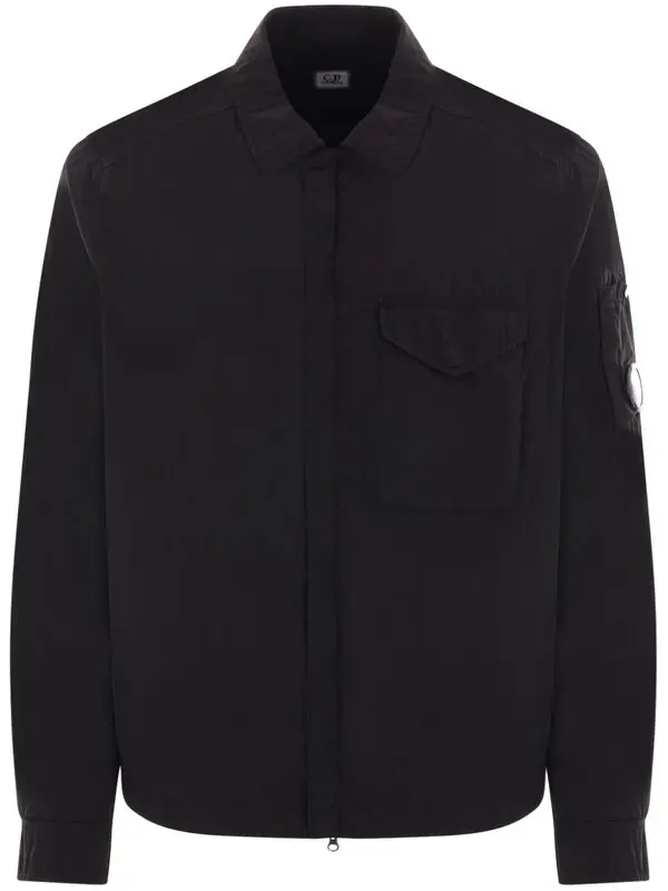 C.P. COMPANY Lens-detailed Shirt Jacket - Black