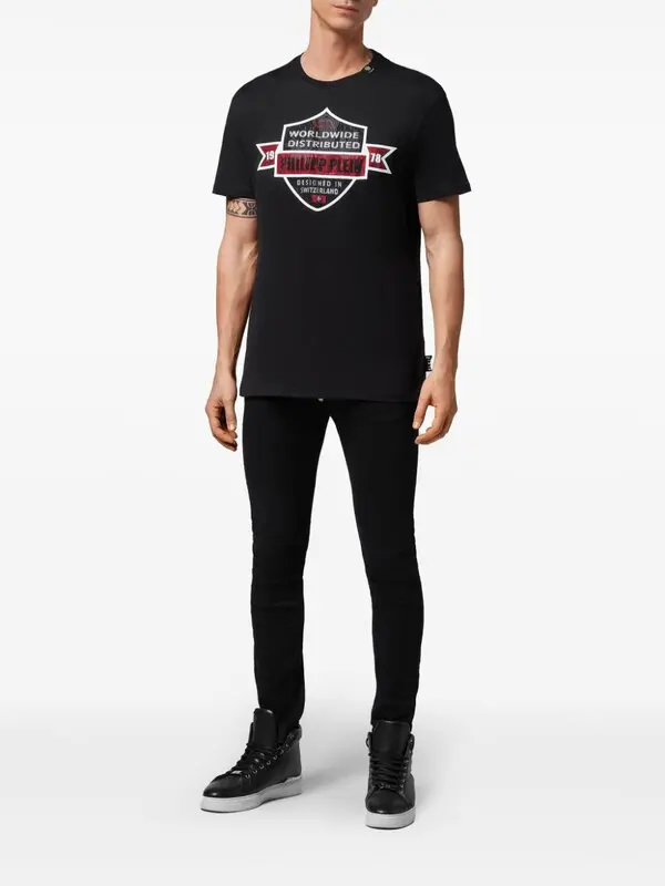 Philipp Plein Pp Crest T-shirt - Black