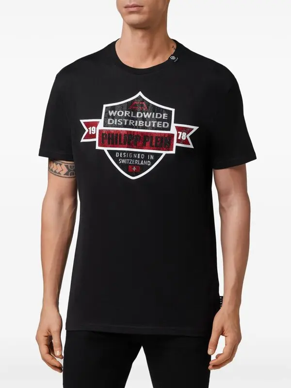 Philipp Plein Pp Crest T-shirt - Black