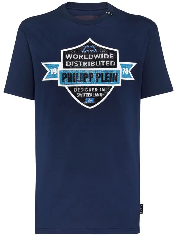 Philipp Plein Pp Crest T-shirt - Blue