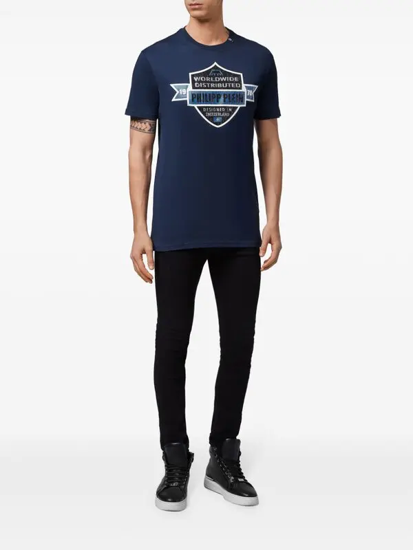 Philipp Plein Pp Crest T-shirt - Blue