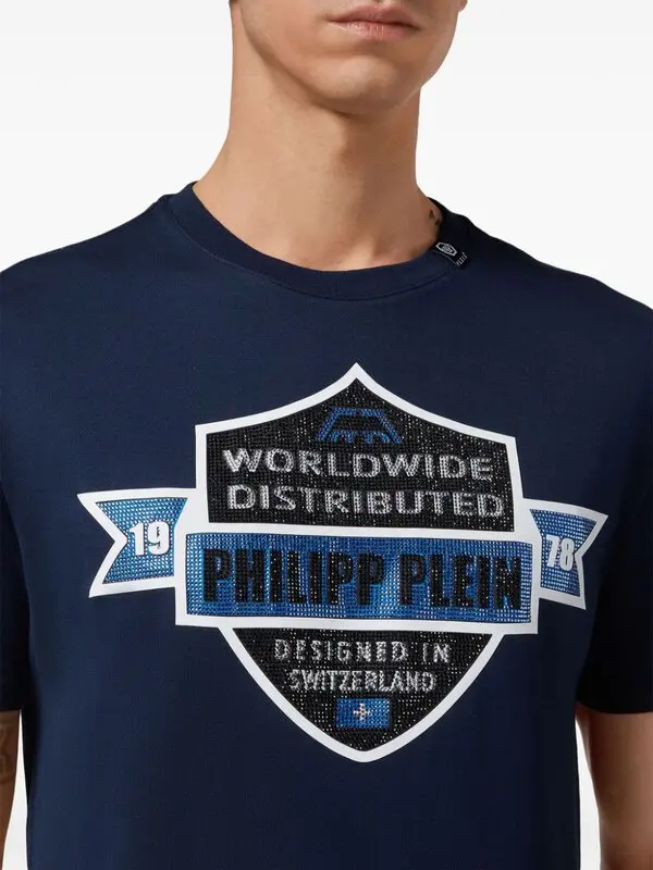 Philipp Plein Pp Crest T-shirt - Blue