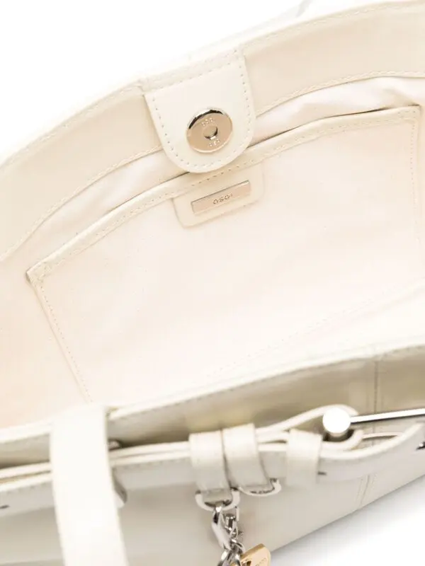 OSOI Leather Shoulder Bag - Neutrals