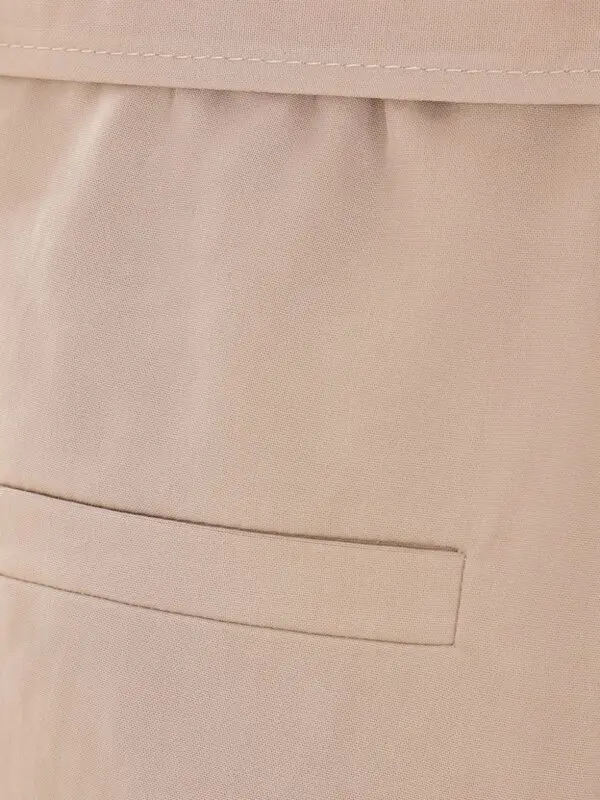 Brunello Cucinelli Belted Gauze Trousers
