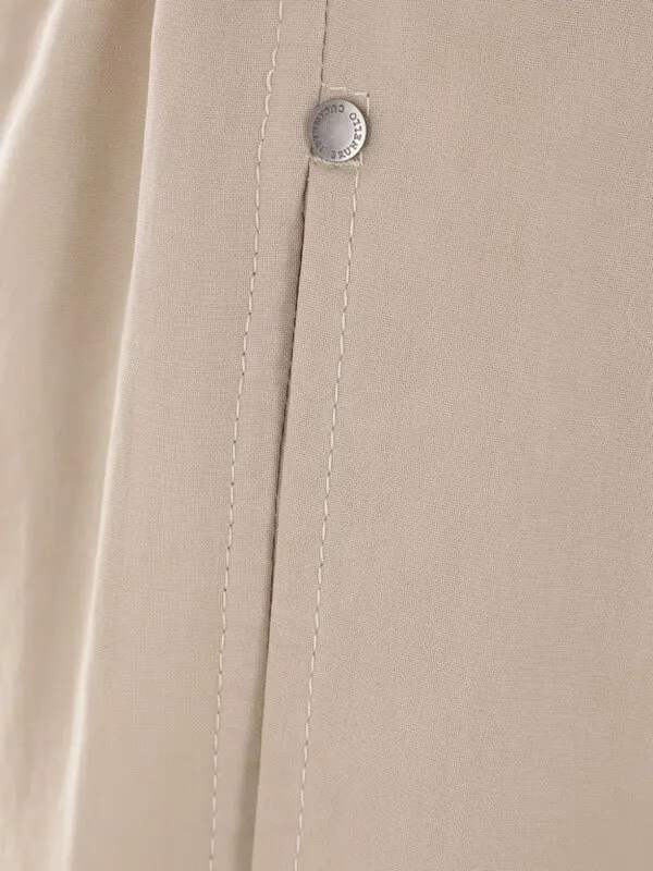 Brunello Cucinelli Belted Gauze Trousers