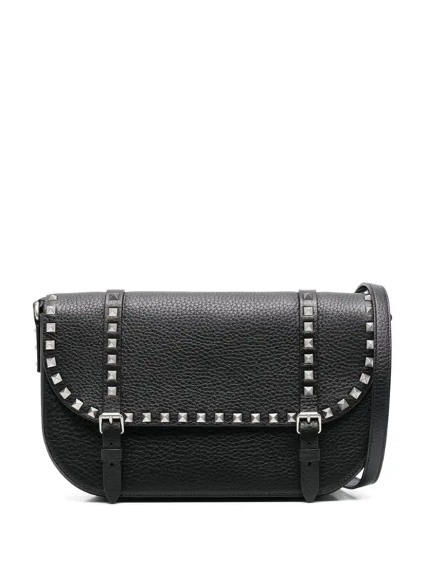 Valentino Garavani Rockstud Messenger Bag - Black