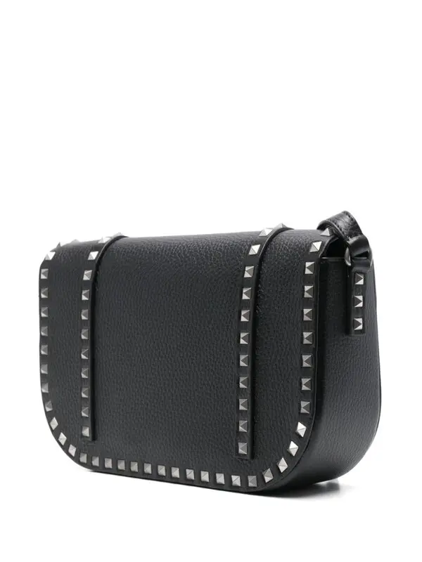 Valentino Garavani Rockstud Messenger Bag - Black