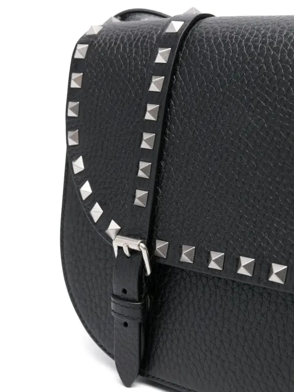 Valentino Garavani Rockstud Messenger Bag - Black