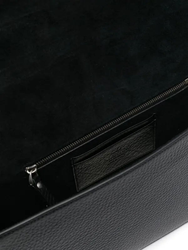 Valentino Garavani Rockstud Messenger Bag - Black