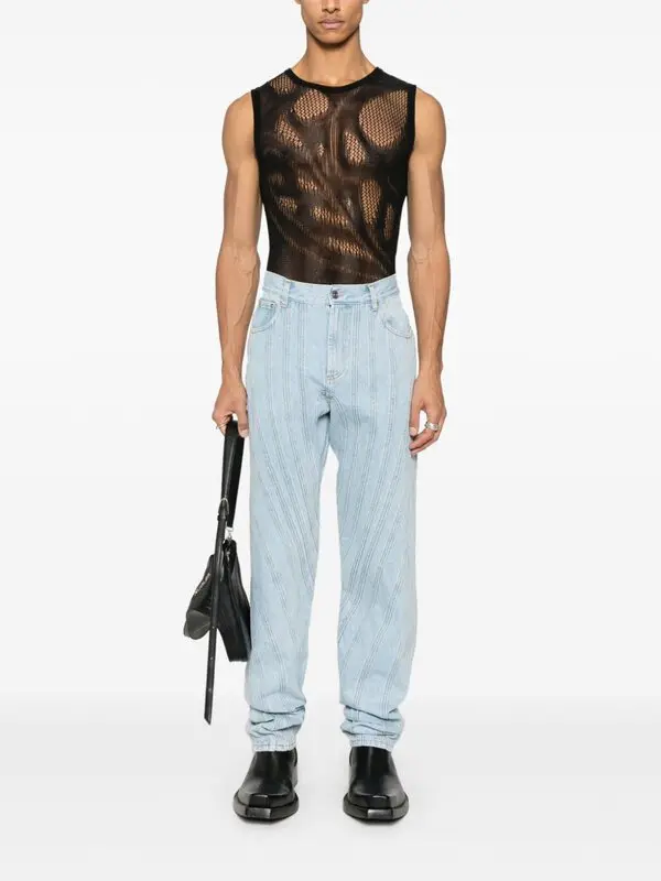 MUGLER Seam-detail Jeans