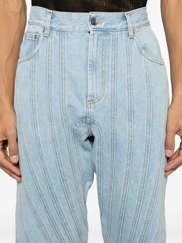 MUGLER Seam-detail Jeans