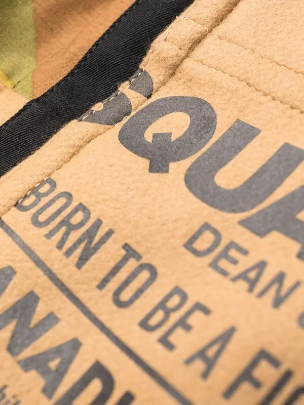 Dsquared2 Patchwork Duffle Coat