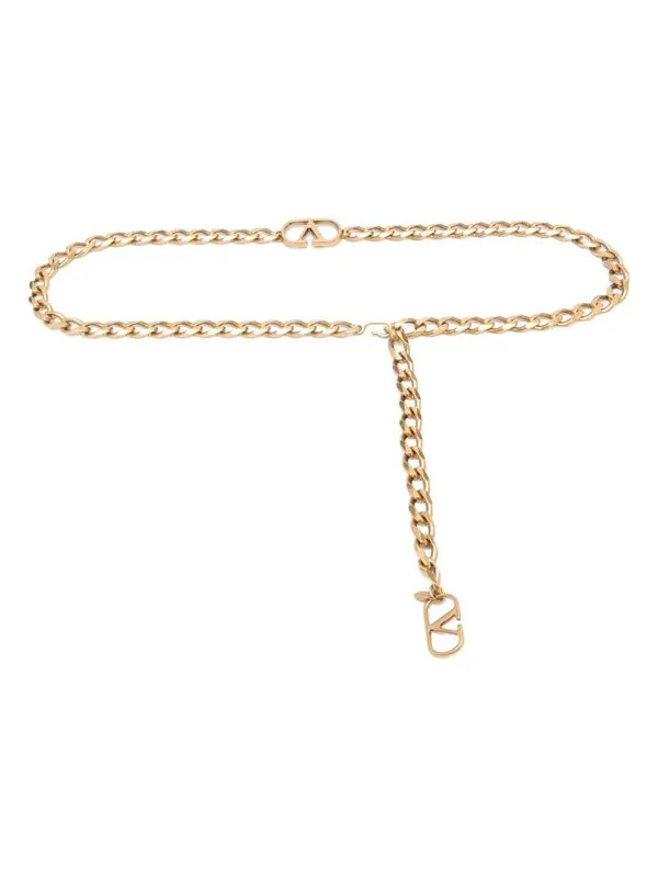 Valentino Garavani Vlogo Signature Chain Belt - Gold