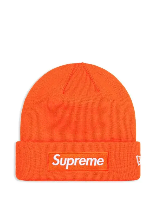 Supreme X New Era® Box Logo Beanie - Orange