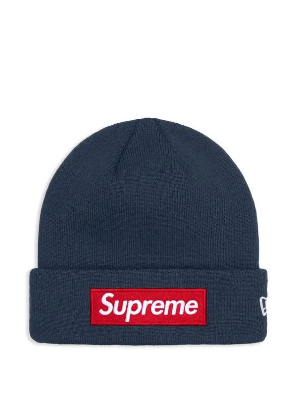 Supreme X New Era® Box Logo Beanie - Blue
