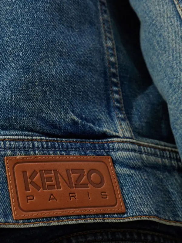 Kenzo Collarless Denim Jacket