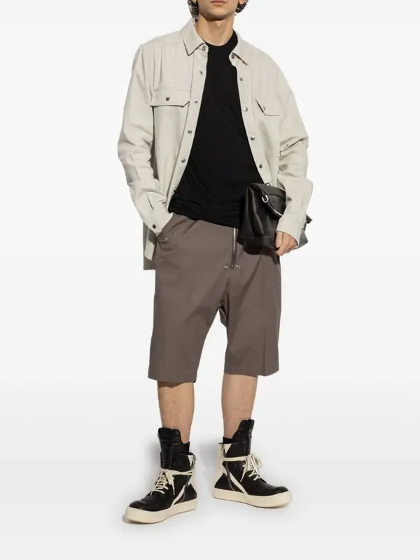 Rick Owens Stretch-cotton Bermuda Shorts