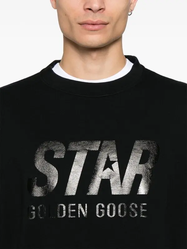 GOLDEN GOOSE Logo-stamp Sweatshirt