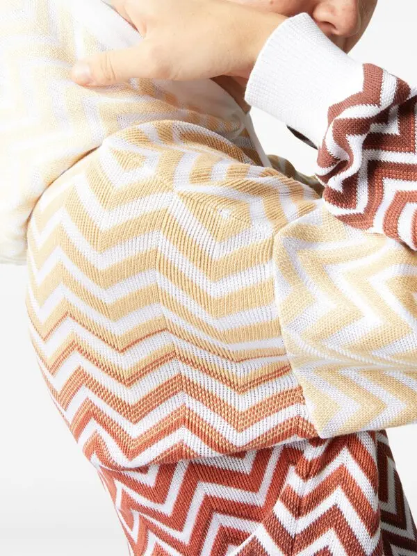 Missoni Chevron-knit Hoodie