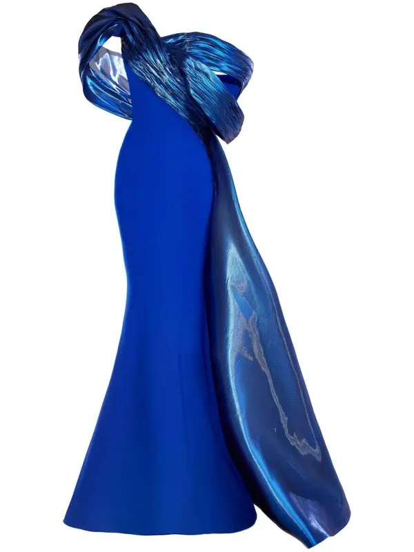 GABY CHARBACHY Off-shoulder Mermaid Gown