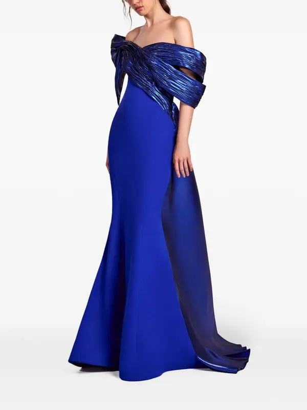 GABY CHARBACHY Off-shoulder Mermaid Gown