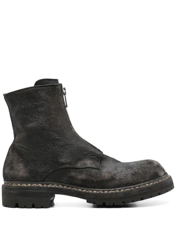 Guidi 45mm Leather Ankle Boots - Black