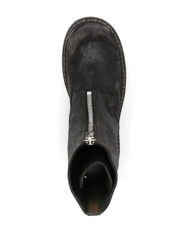 Guidi 45mm Leather Ankle Boots - Black