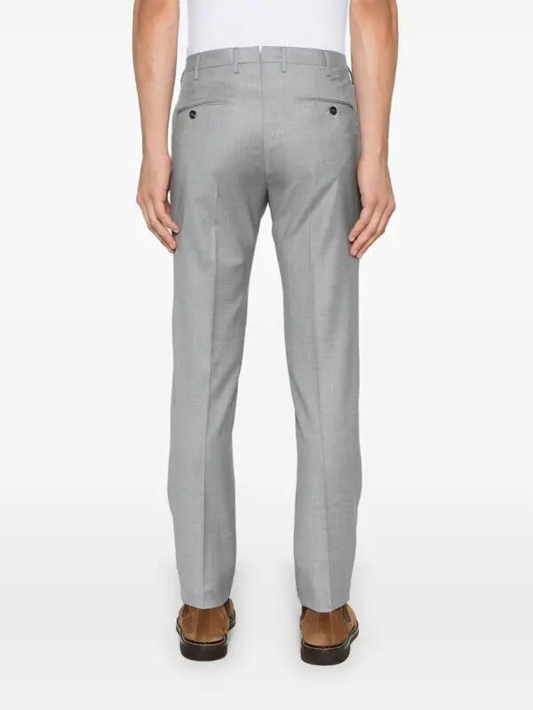 Incotex Slub-texture Trousers - Grey