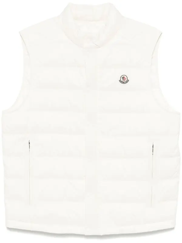 Moncler Barthe Gilet - White