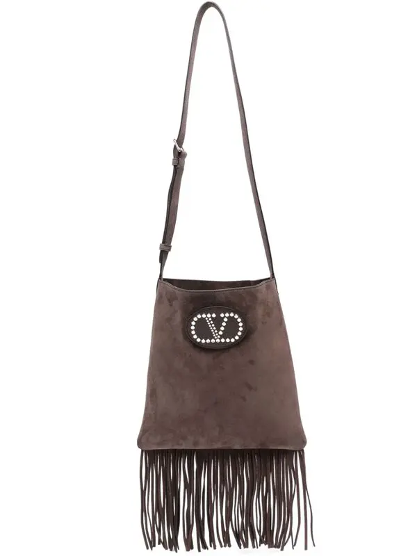 Valentino Garavani Nellcôte Shoulder Bag - Brown