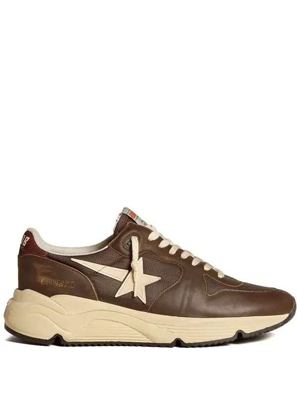GOLDEN GOOSE Running Sole Sneakers - Brown
