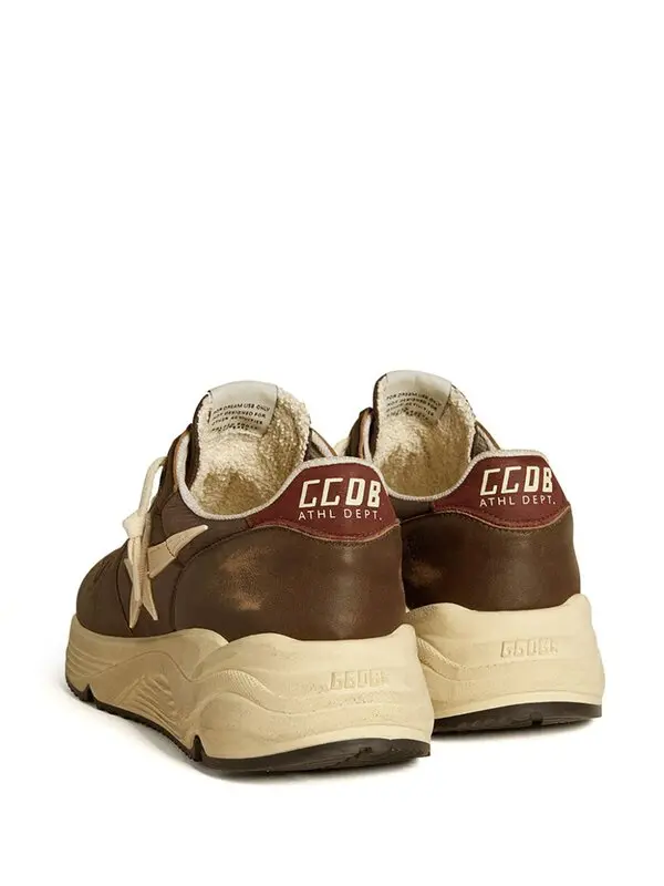 GOLDEN GOOSE Running Sole Sneakers - Brown