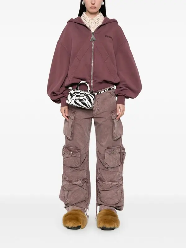 Attico Cargo Trousers - Brown