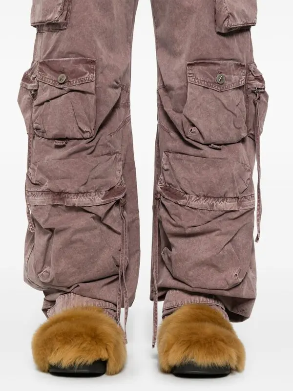 Attico Cargo Trousers - Brown