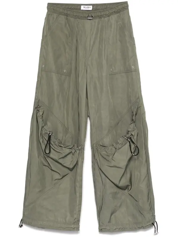 Attico Wide-leg Trousers - Green