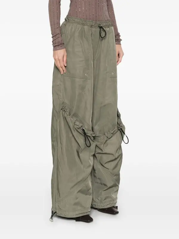 Attico Wide-leg Trousers - Green